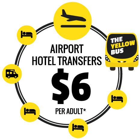 Auckland Airport Hotel Transfer Shuttle Bus | The Yellow Bus